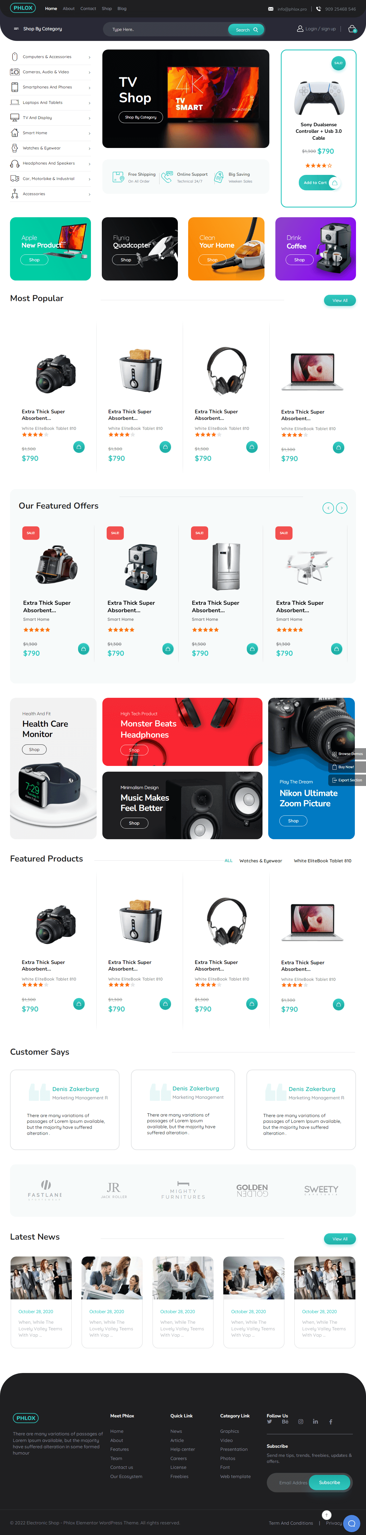 Responsive portfolio Website